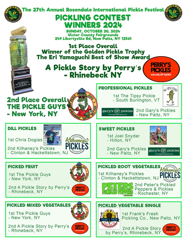 Pickling Contests – Rosendale International Pickle Festival